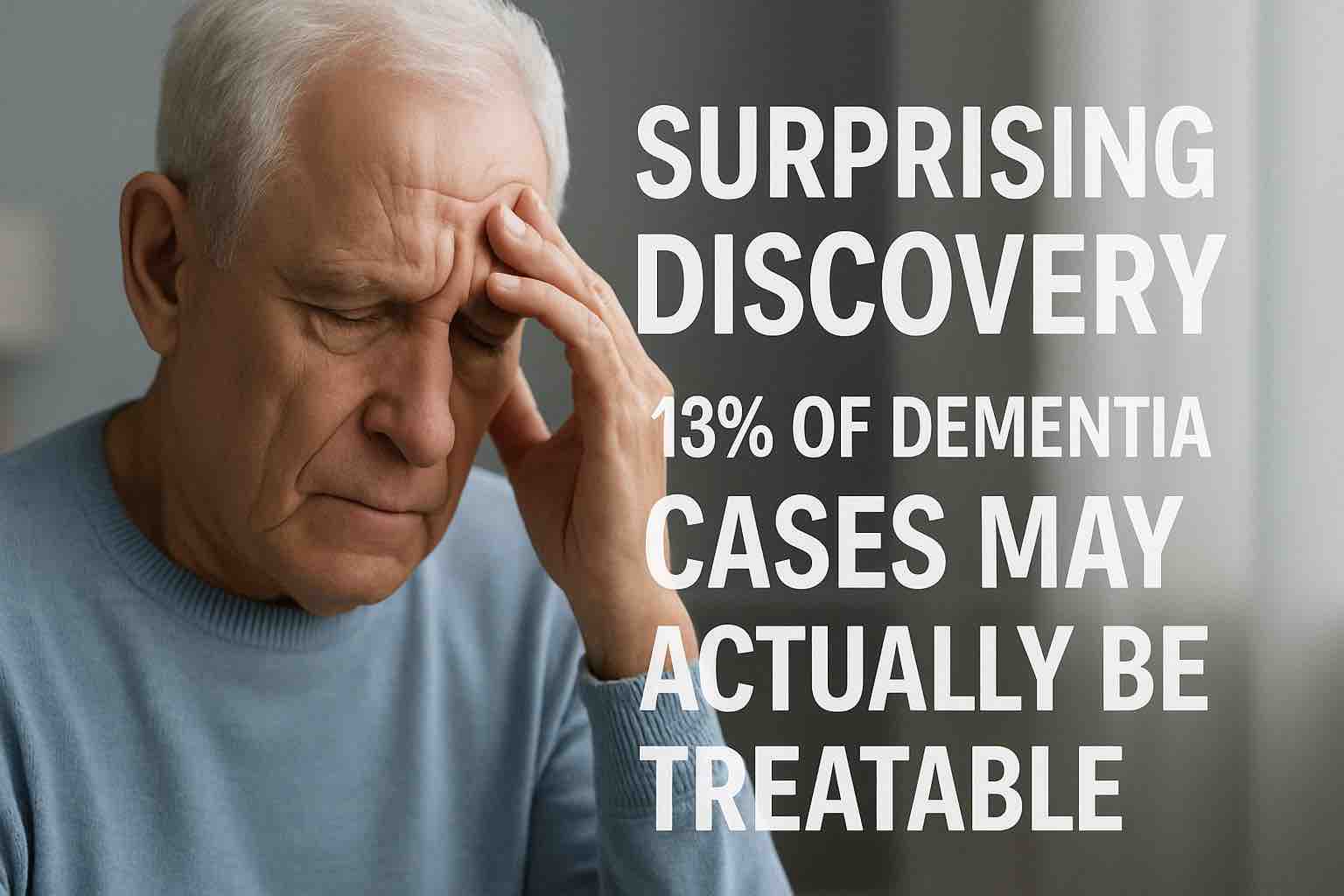 Surprising Discovery: 13% of Dementia Cases May Actually Be Treatable ...