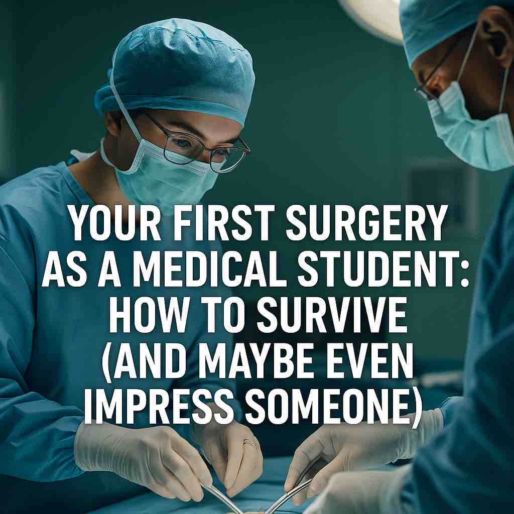 Your First Surgery as a Medical Student: How to Survive and Maybe Even ...