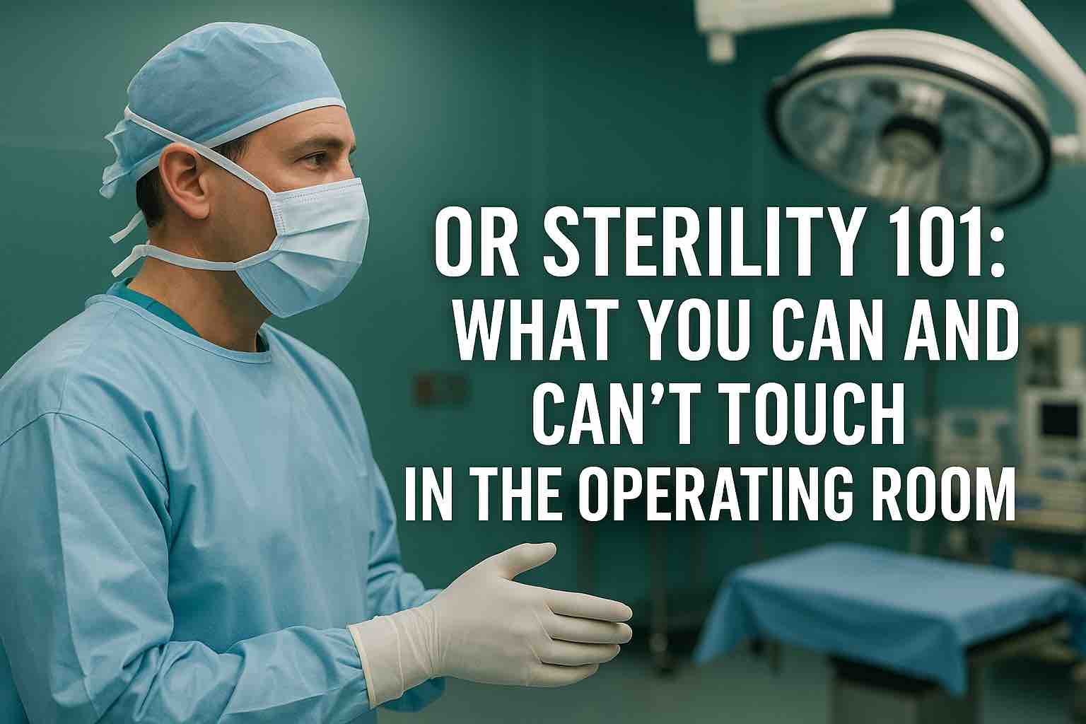 OR Sterility 101: What You Can and Can’t Touch in the Operating Room ...